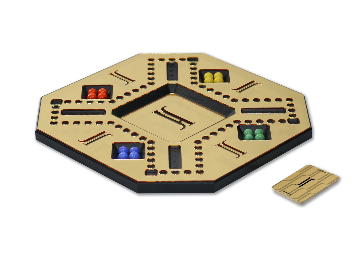 JACKAROO ™ 4 player black leather board game – Jackaroo™ | Official shop